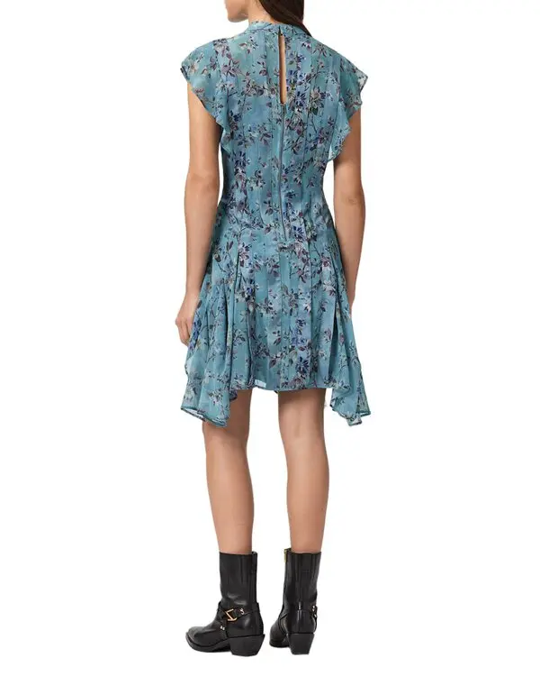 ALLSAINTS Fleur Dress - Vine Lake