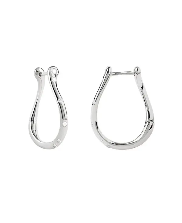 PDPAOLA Air Mini Hoops - Silver