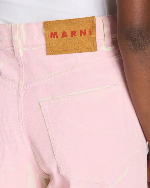 Marni Printed Low Rise Pants