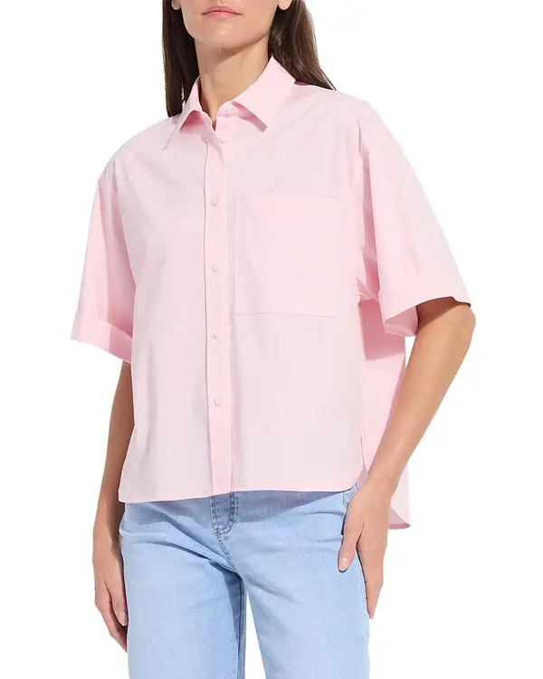 Lyssé Corinna Oversized Cropped Shirt