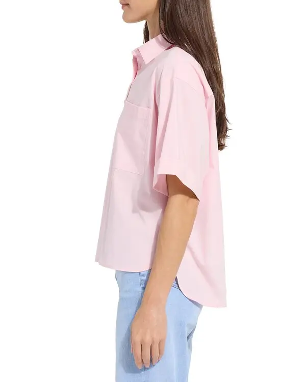 Lyssé Corinna Oversized Cropped Shirt