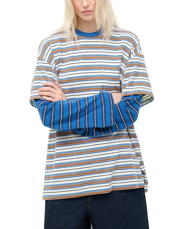 Staud William Top - Mojave Stripe