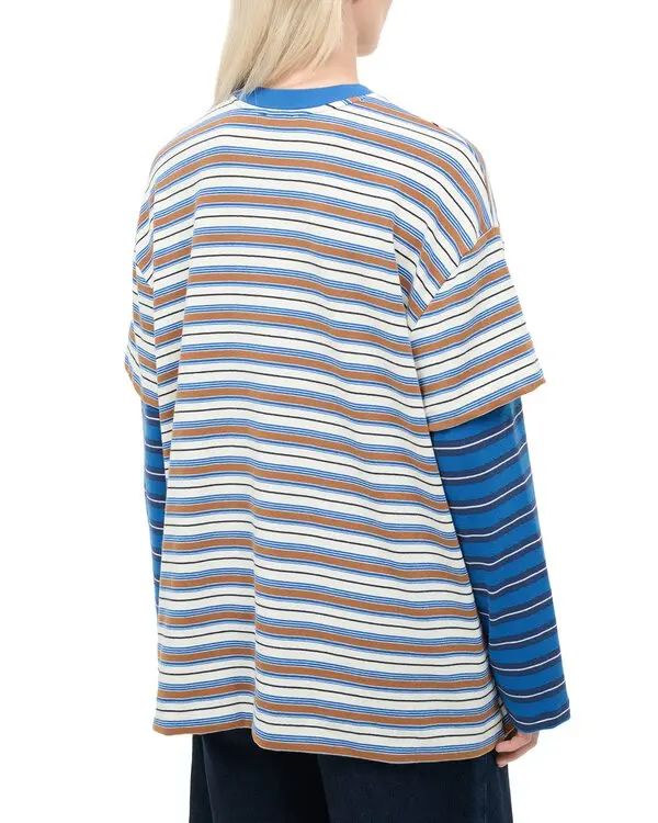 Staud William Top - Mojave Stripe