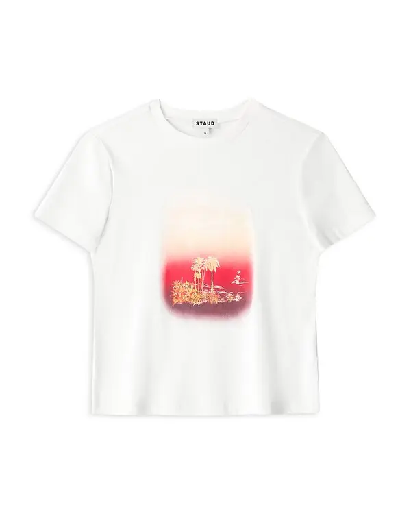 Staud Crewneck Tee - California Sunset