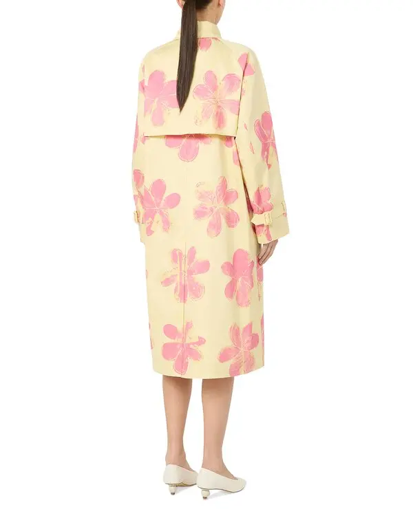 Max Mara Printed Trench Coat