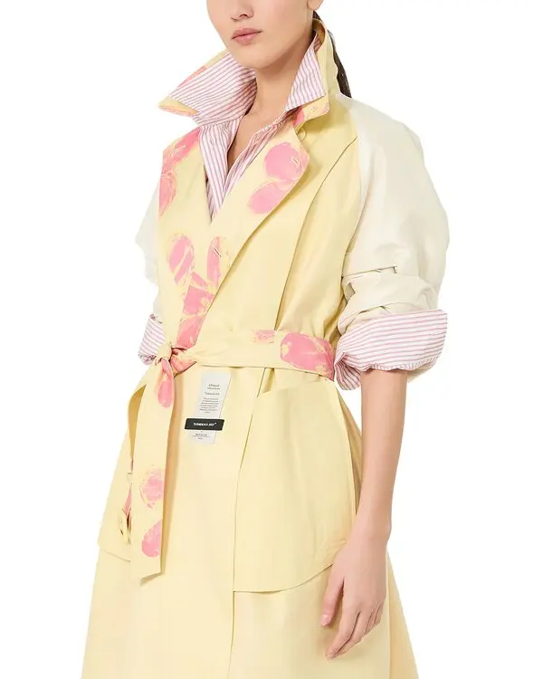Max Mara Printed Trench Coat