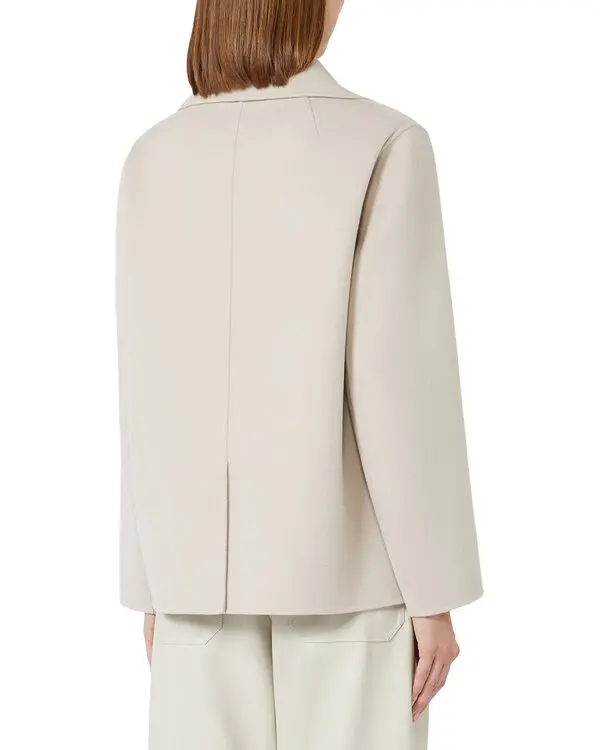 Max Mara Double-breasted Wool Jacket - Sand