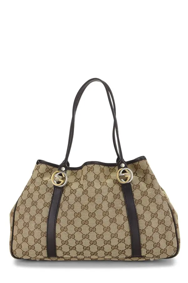 Gucci Original Gg Canvas Twins Tote - Beige
