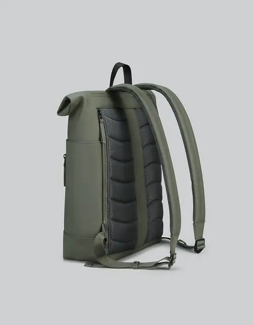 GASTON LUGA Rolltop Backpack - Olive