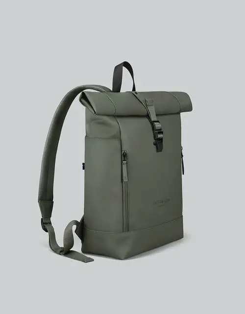 GASTON LUGA Rolltop Backpack - Olive