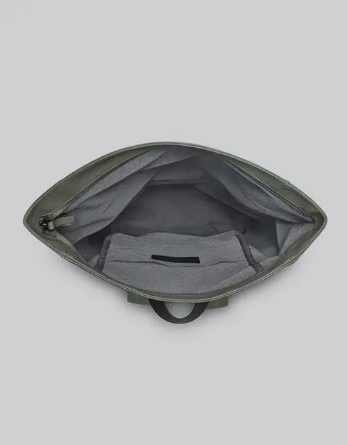 GASTON LUGA Rolltop Backpack - Olive