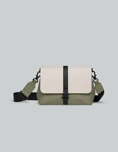 GASTON LUGA Spläsh Crossbody Bag - Cloud Cream/sage