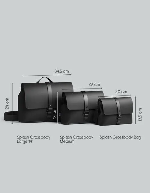 GASTON LUGA Spläsh Crossbody Bag - Granite