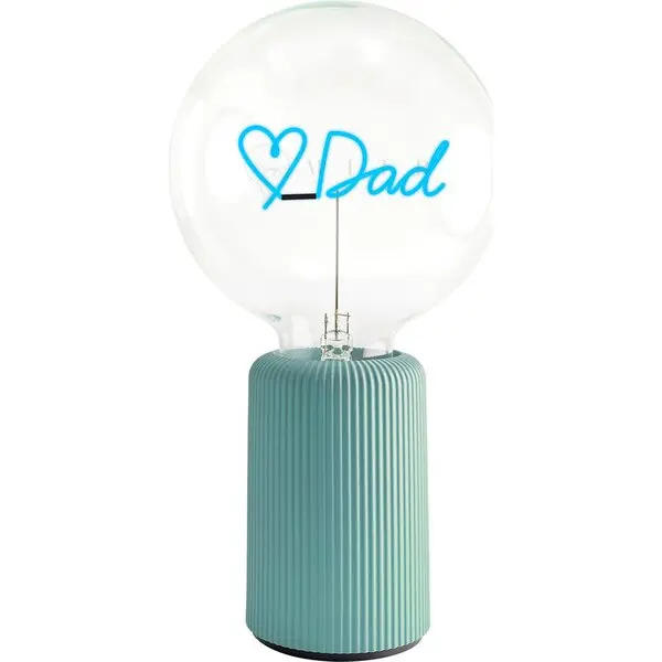 MITB Love Dad Portable Table Lamp - Blue