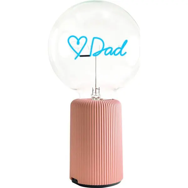 MITB Love Dad Portable Table Lamp - Pink