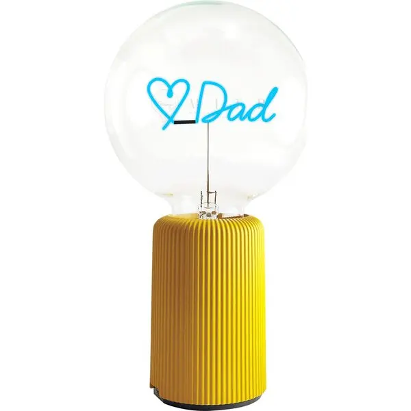 MITB Love Dad Portable Table Lamp - Yellow
