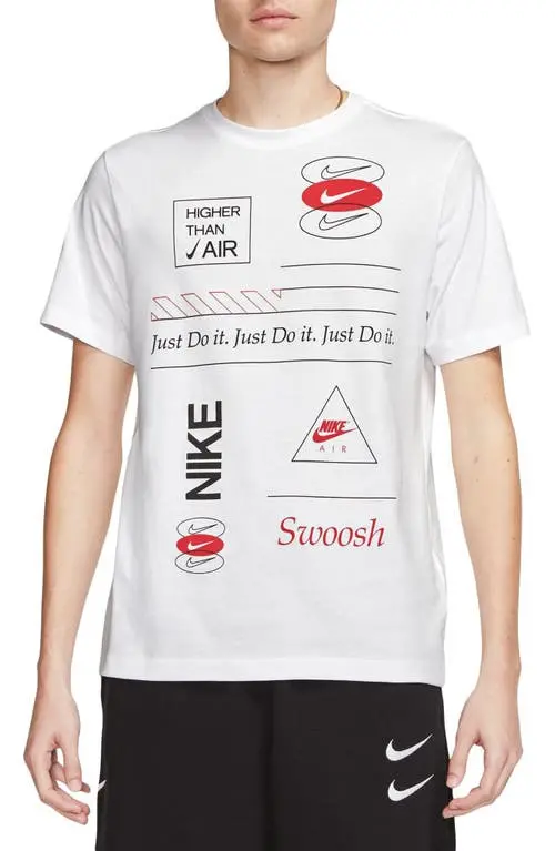 Nike Sportswear Multi Logo Graphic Tee