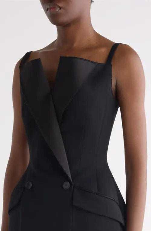 Givenchy Sleeveless Wool Tailoring Minidress