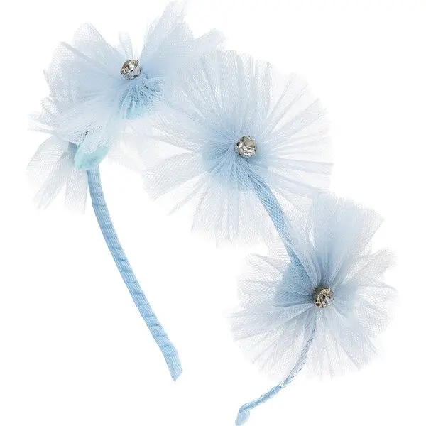 MINI CELEBRITIES Daisy Headbands - Cool Blue