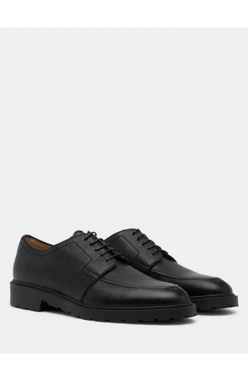 Bally Eduard Derby In Grained Leather - Black