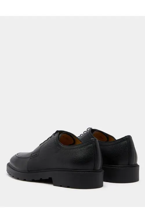 Bally Eduard Derby In Grained Leather - Black