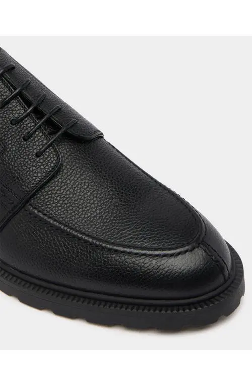 Bally Eduard Derby In Grained Leather - Black