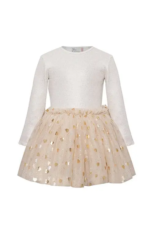 MINI CELEBRITIES Tutu Skirt Set - Sand Beige
