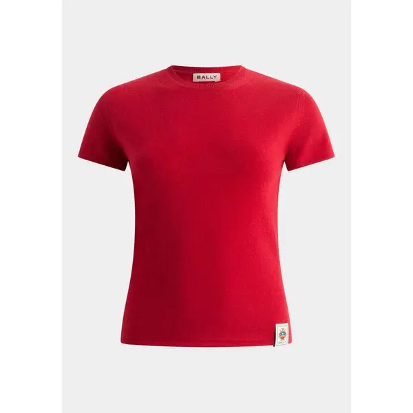 Bally Knit Cashmere Top - Swiss Red 50
