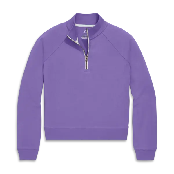 PRIMARY Half-zip French Terry Sweatshirt - Violet