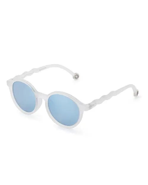 OLIVIO Adult Oval Sunglasses - Jellyfish White