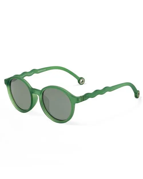 OLIVIO Adult Oval Sunglasses - Lime Green