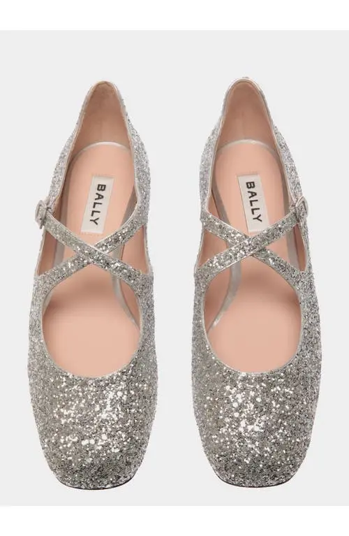 Bally Rina Glitter Ballerinas