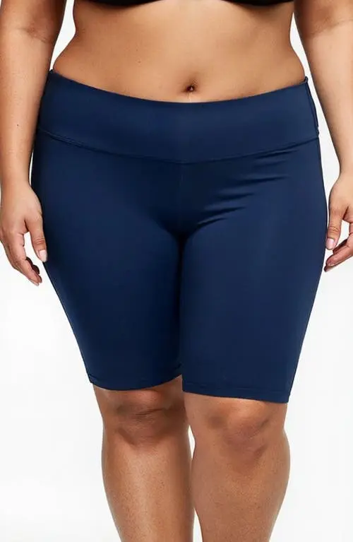CALYPSA Tankini Swim Top With Bike Swim Shorts