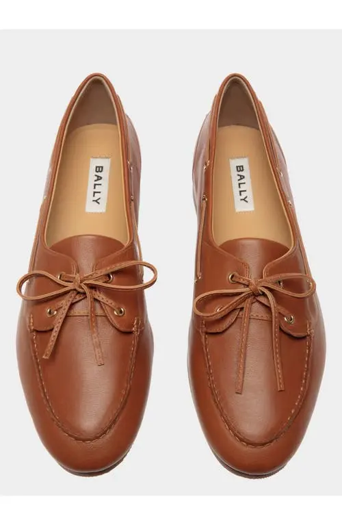 Bally Plume Leather Loafer