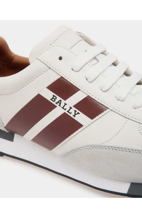 Bally Sneaker In Calf Leather - White