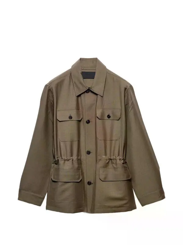 Prada Mohair And Wool Safari Jacket