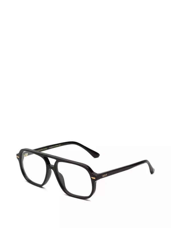 RETROSUPERFUTURE Pilot Frame Glasses - Black