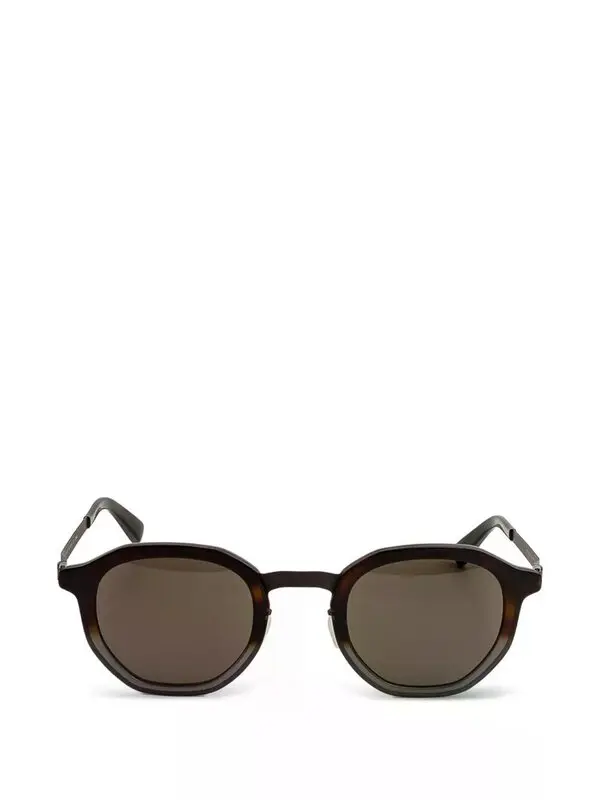 Mykita Sawyer Round-frame Sunglasses - Brown