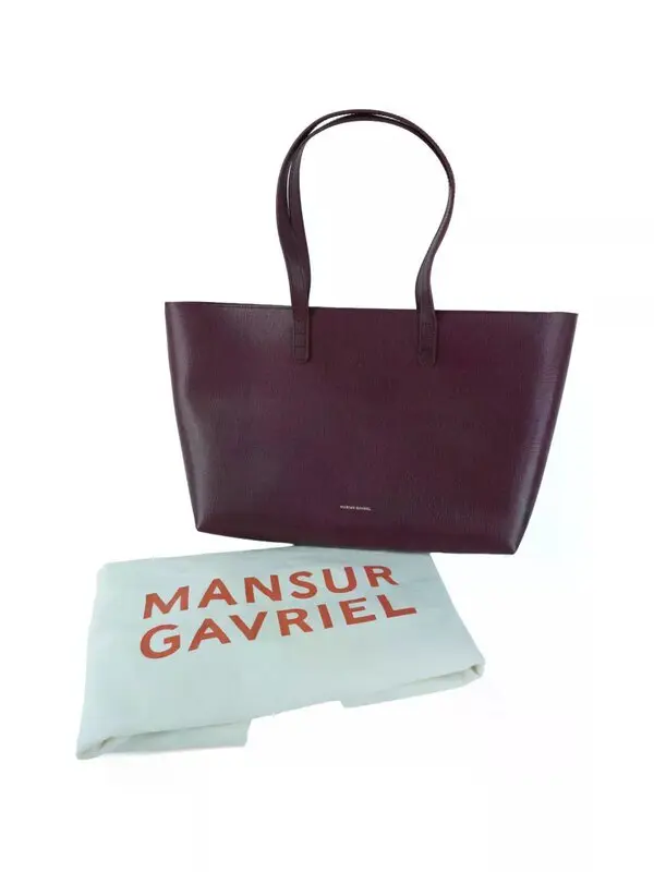 MANSUR GAVRIEL Leather Tote Bag - Red