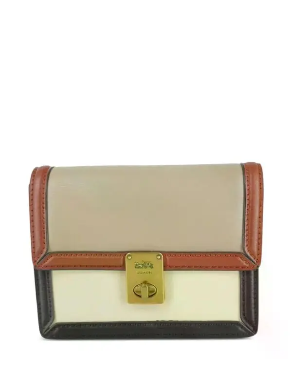 COACH VINTAGE Hutton Leather Wallet - Neutrals