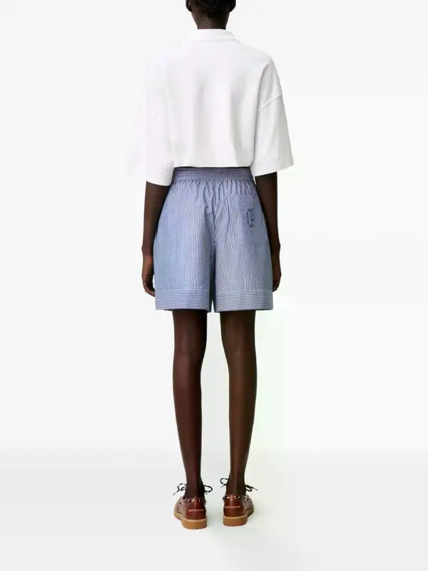 Claudie Pierlot Mixed Pattern Embroidered Shorts