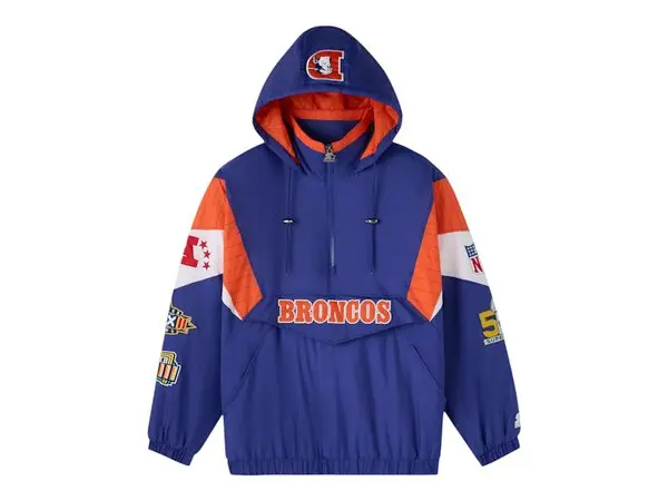 OVO X Nfl Denver Broncos Starter Puffer Jacket