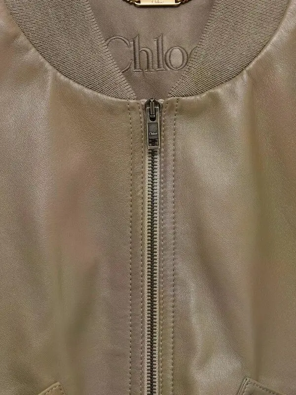Chloé Zip Leather Jacket