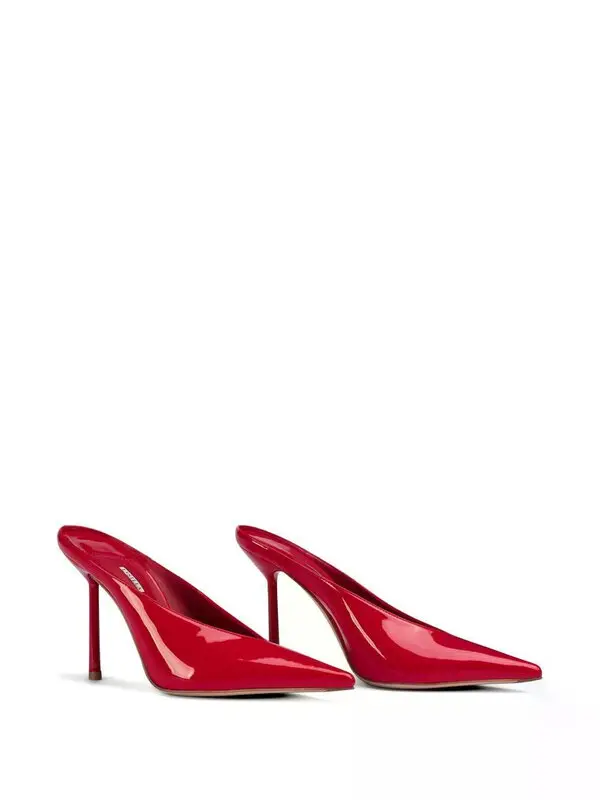 LE SILLA Clivage Heeled Mules - Red