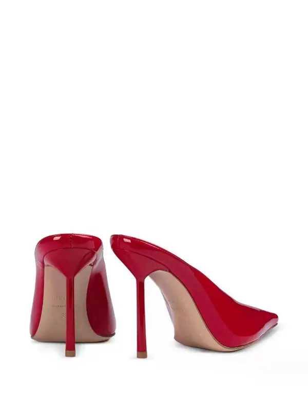 LE SILLA Clivage Heeled Mules - Red