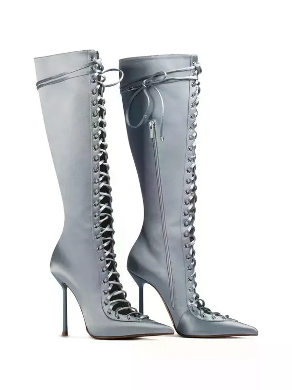 LE SILLA 120mm Colette Boots - Grey