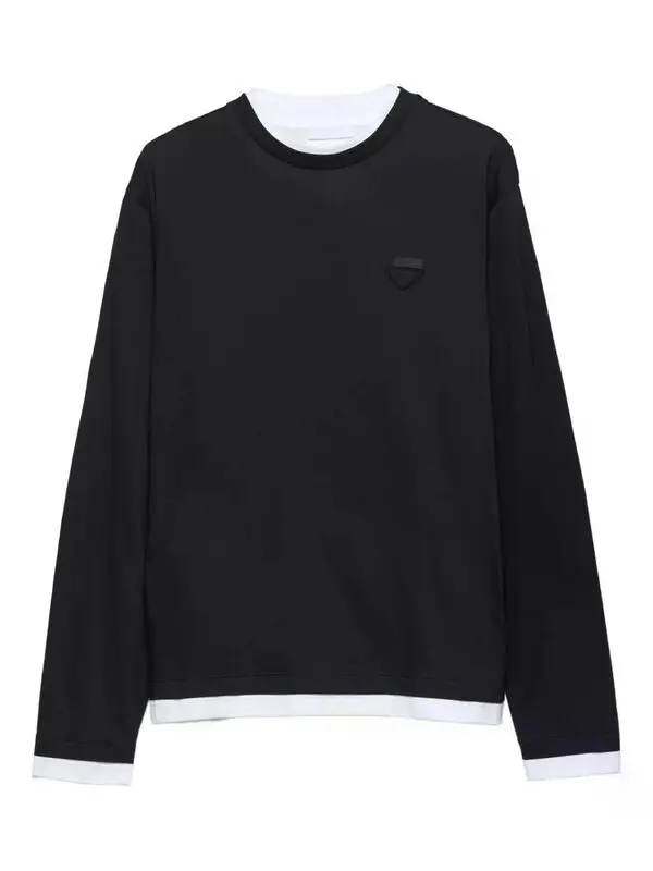 Prada Triangle-logo Cotton T-shirt