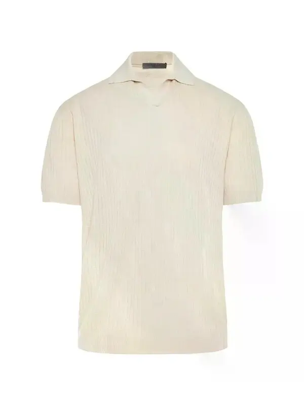 Corneliani Pima Ribbed Sweater - Neutrals