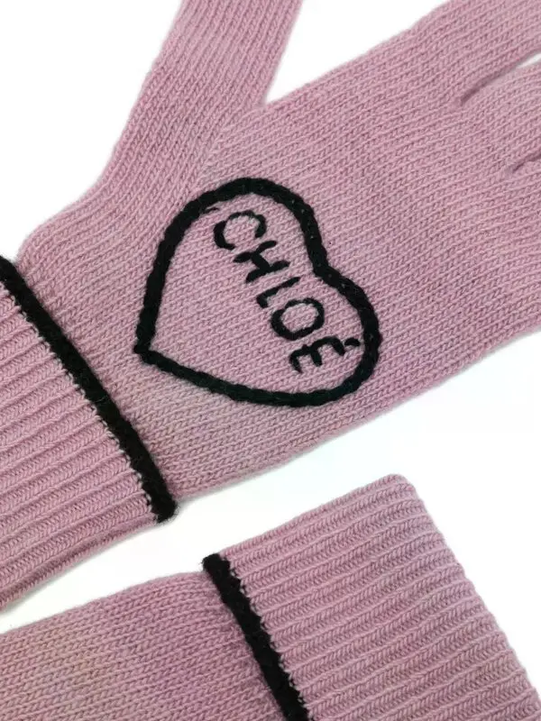 Chloé Coeur Gloves