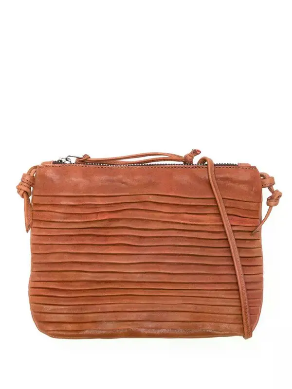 SOMMET Country Pleated Cross Body Bag - Brown